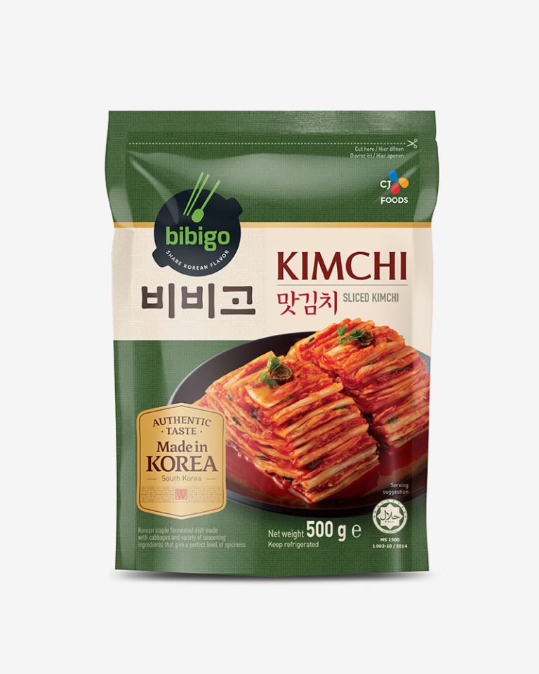 bibigo SLICED MAT KIMCHI 500G - CJ Foods Oceania