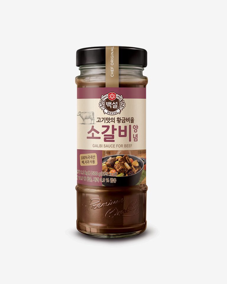 KOREAN BBQ SAUCE BEEF GALBI FLAVOUR 500G - CJ Foods Oceania