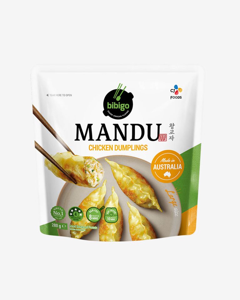 bibigo MANDU CHICKEN DUMPLINGS 280G - CJ Foods Oceania