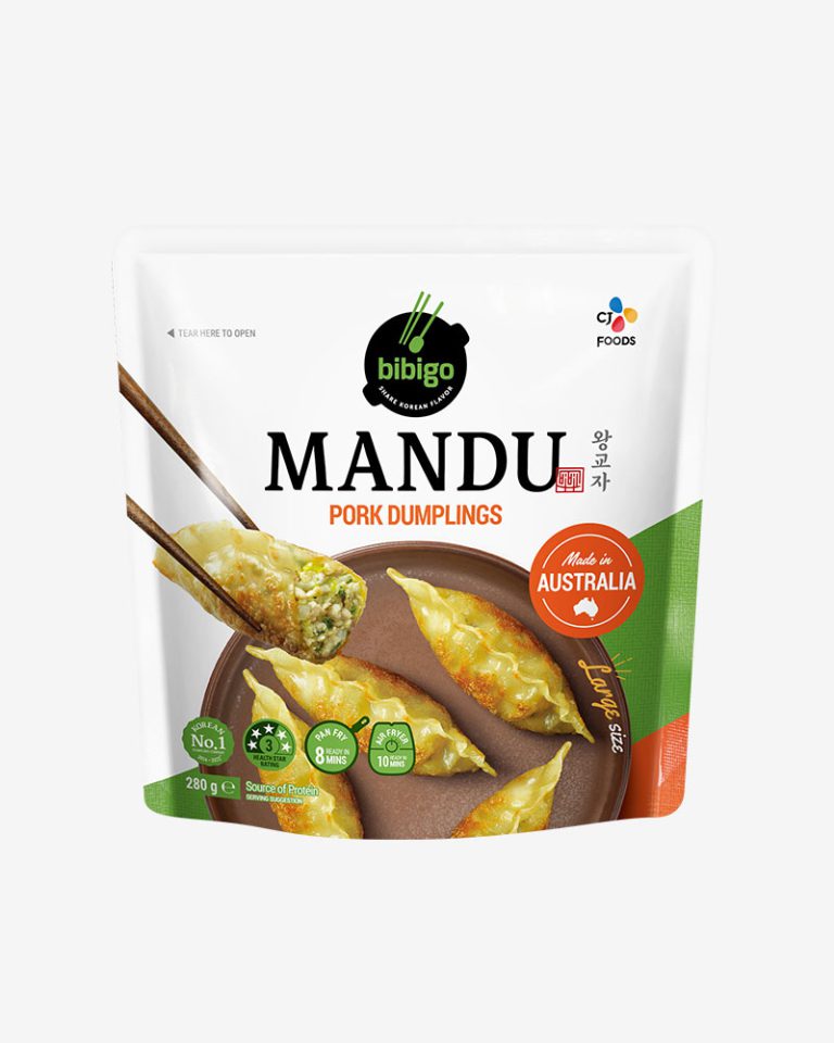 bibigo MANDU PORK DUMPLINGS 280G - CJ Foods Oceania